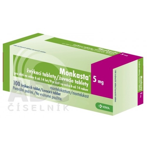 Купити Монкаста 5 мг, 100 таблеток ціна Доставка по Україні